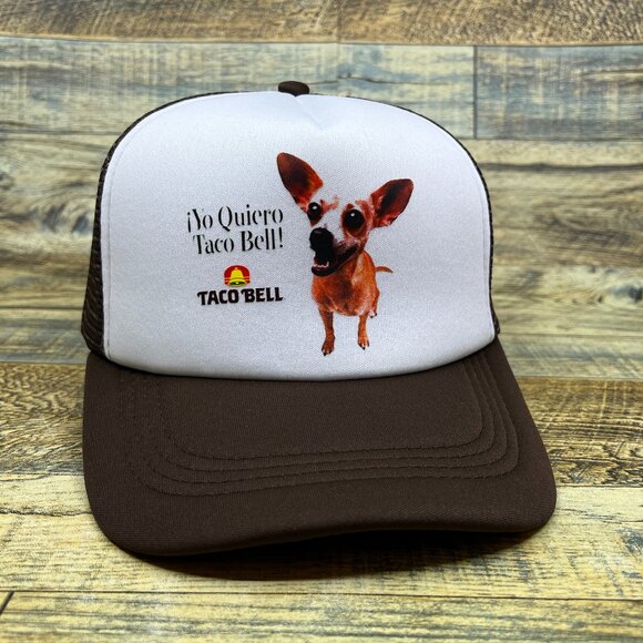 Unbranded | Accessories | Taco Bell Mens Trucker Hat Brown Snapback ...